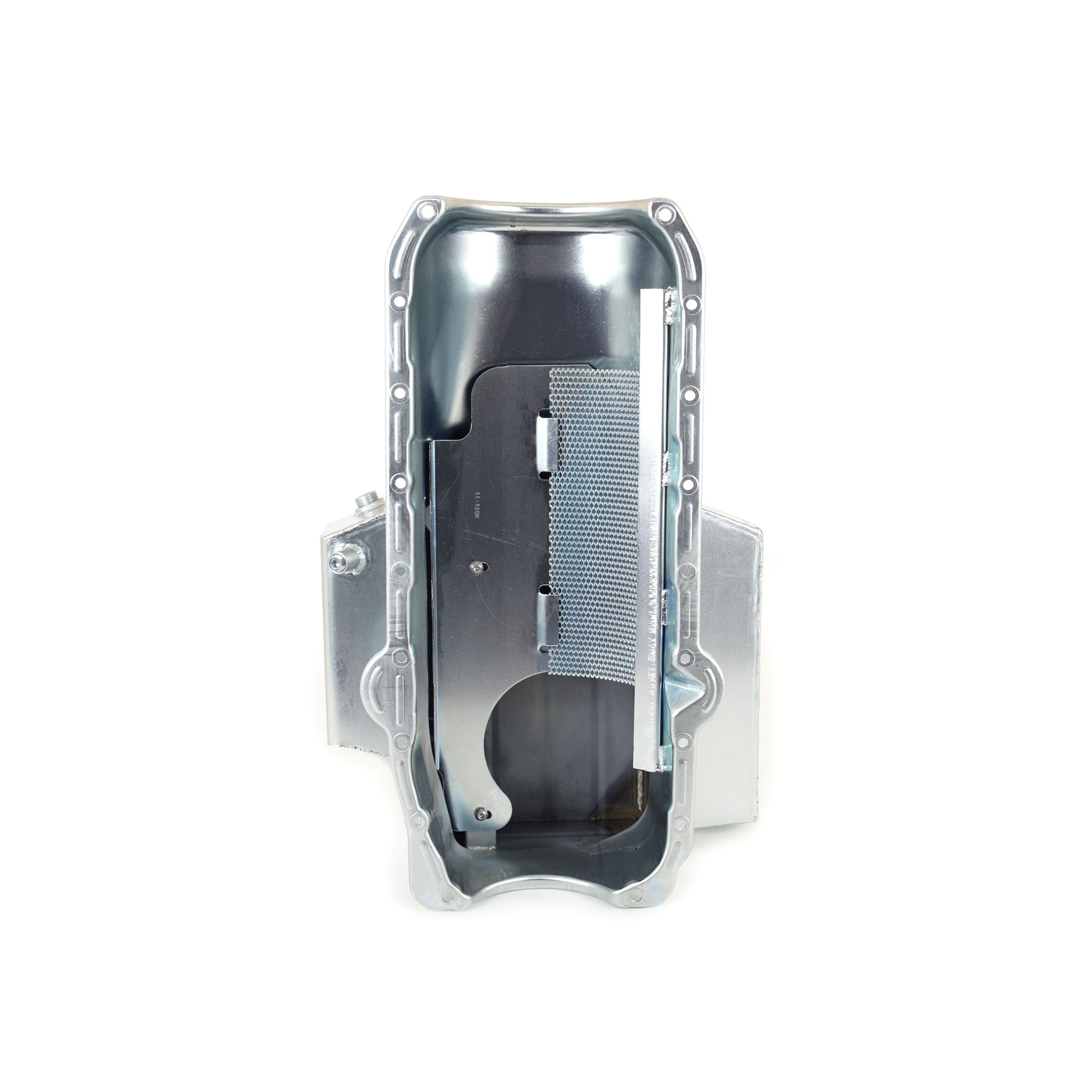 Canton 11-120M Oil Pan Small Block Chevy 12" Circle Track Long Sump 7 ...
